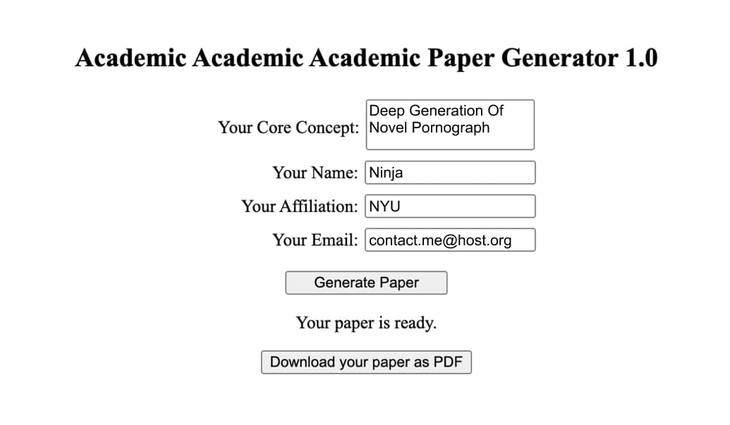 3A Paper Generator - Yufeng Zhao